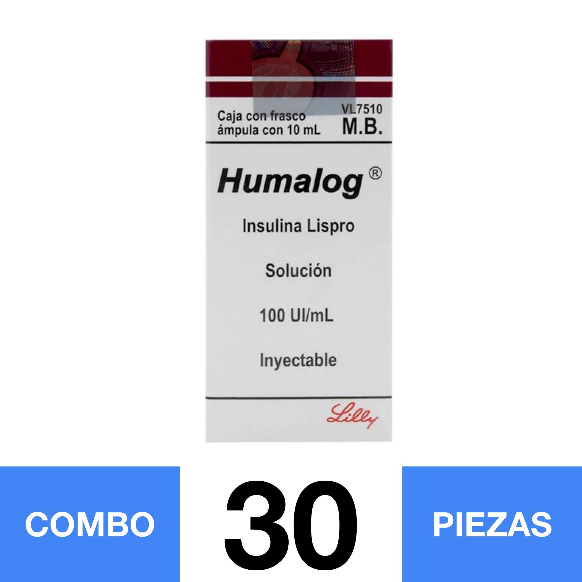 HUMALOG LISPRO SOL. 100UI/ML. (COMBO 30 PZA)?? – REDIIS