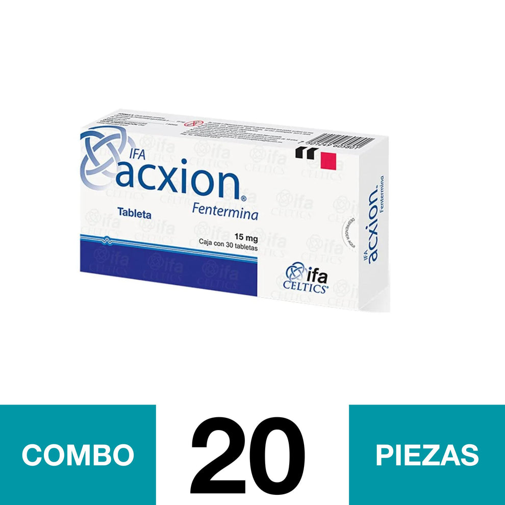 IFA ACXION 15 MG 30 TABLETAS RX. (COMBO 20 PZA)📦 – REDIIS