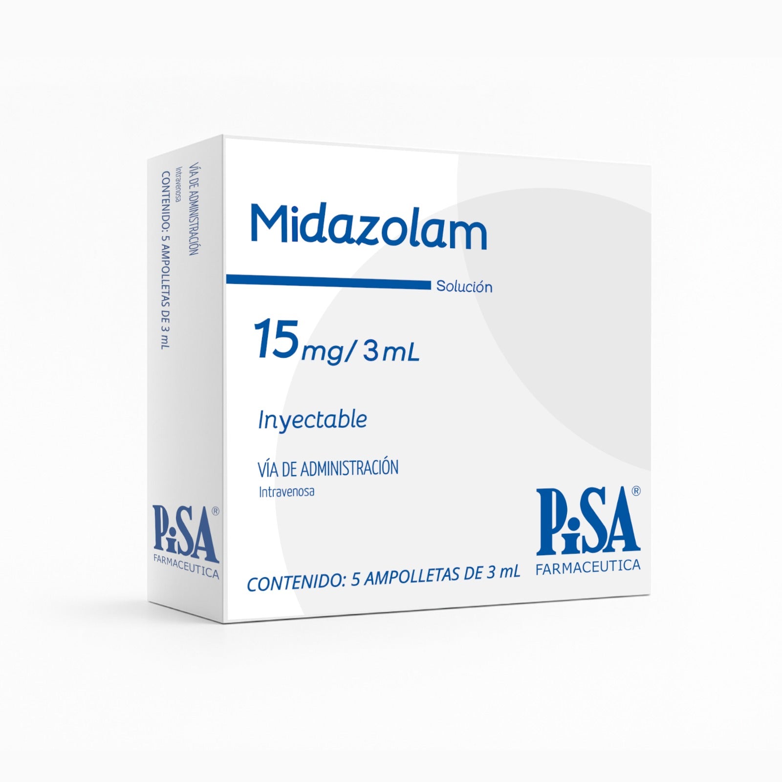 MIDAZOLAM SOL. INY. 15 MG/ 3ML. 5 AMP. – REDIIS
