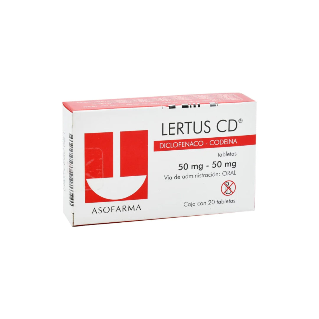 LERTUS CD 50/50 MG 20 COMPRIMIDOS – REDIIS